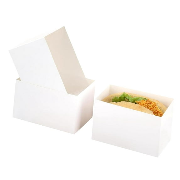 Highcool 60 Pieces Paper Sandwich Boxes 4.7x3.1x2.8 Inch Sandwich Cake ...