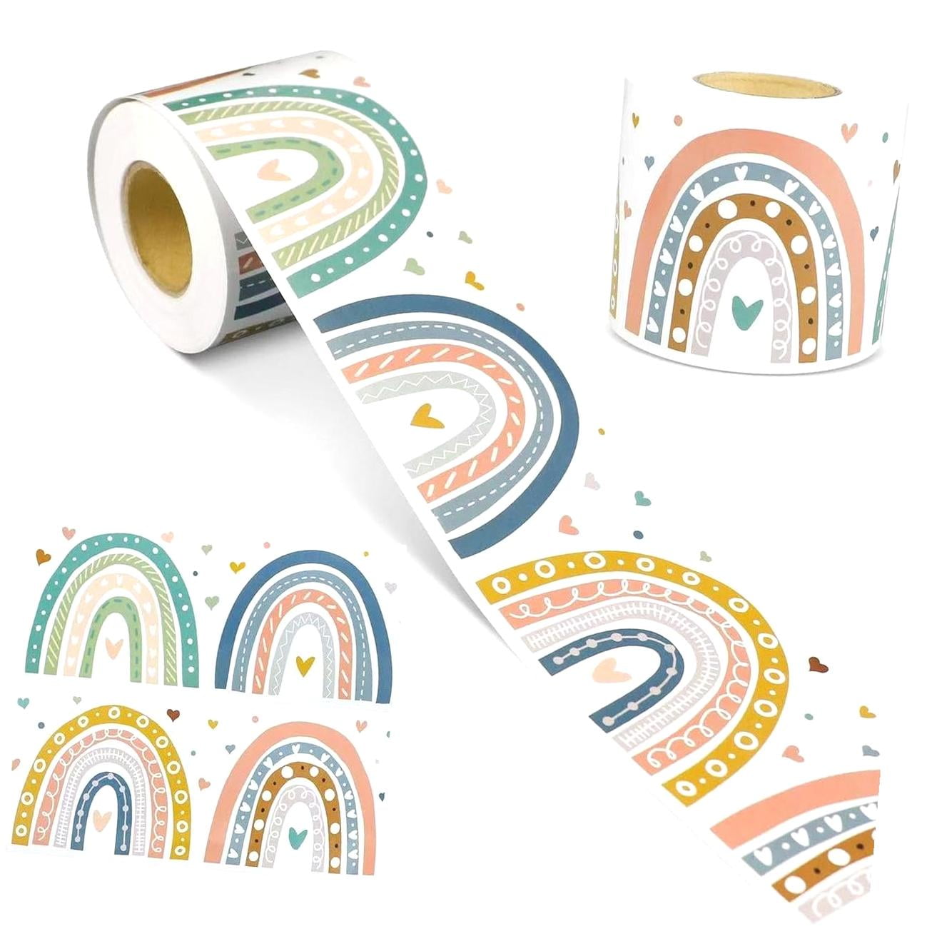 Highcool 66 FT Classroom Bulletin Board Border, Rainbow Bulletin Board ...