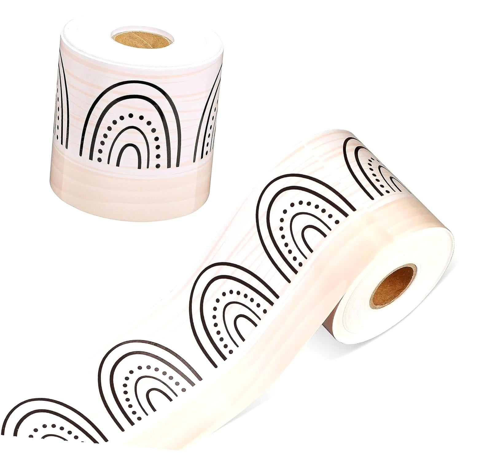 Highcool 69 ft and White Rainbow Bulletin Board Edges Classroom Borders ...