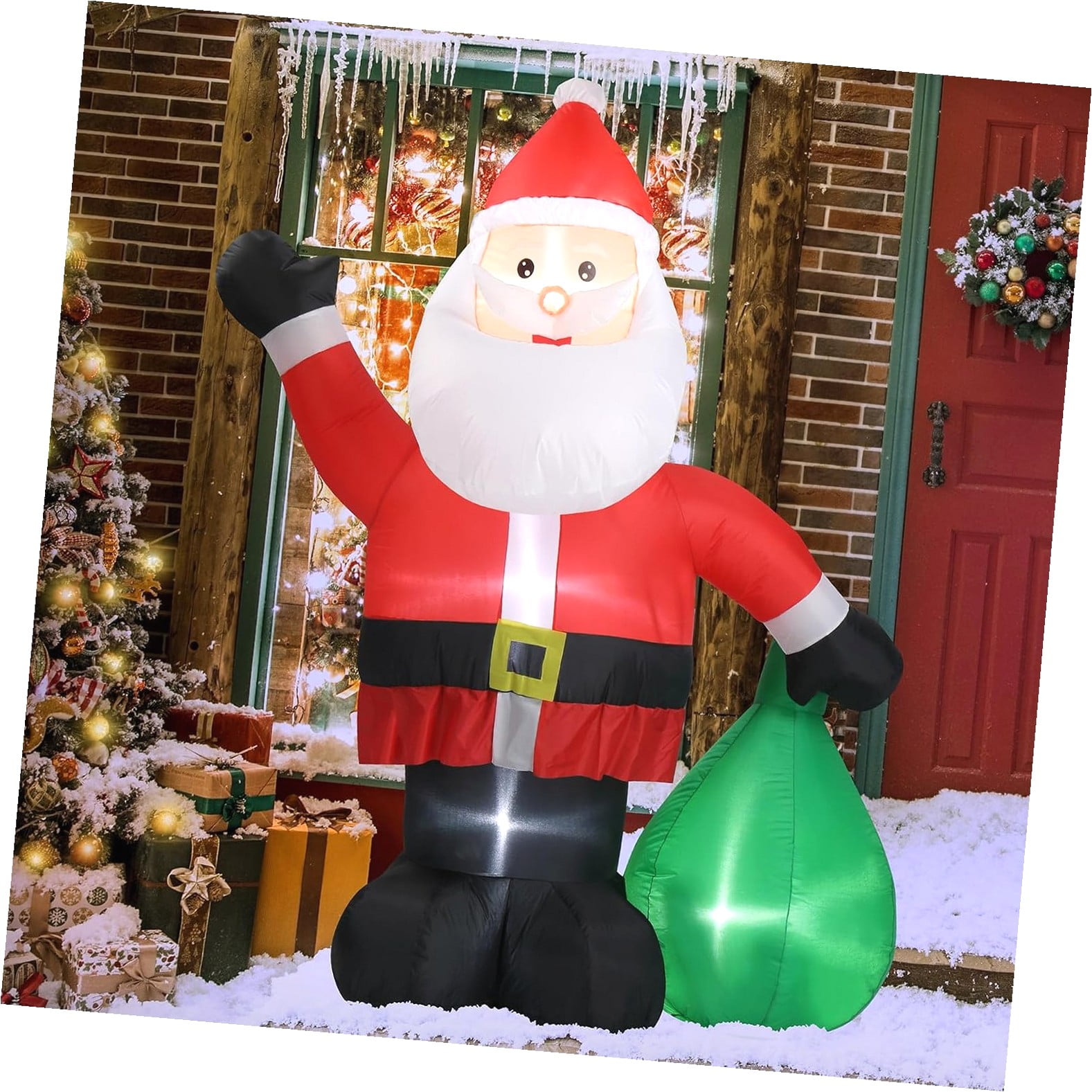 Highcool 6FT Lighted Decor, Blow Yard Decoration with Electric Blower ...