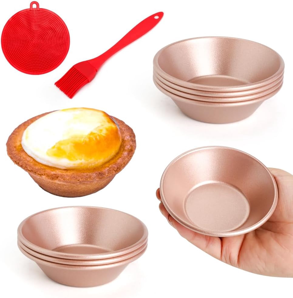 Highcool 8 Pa Molds, Non-St lets Dert Mold Pans, Mini Tiny Pie Carbon ...
