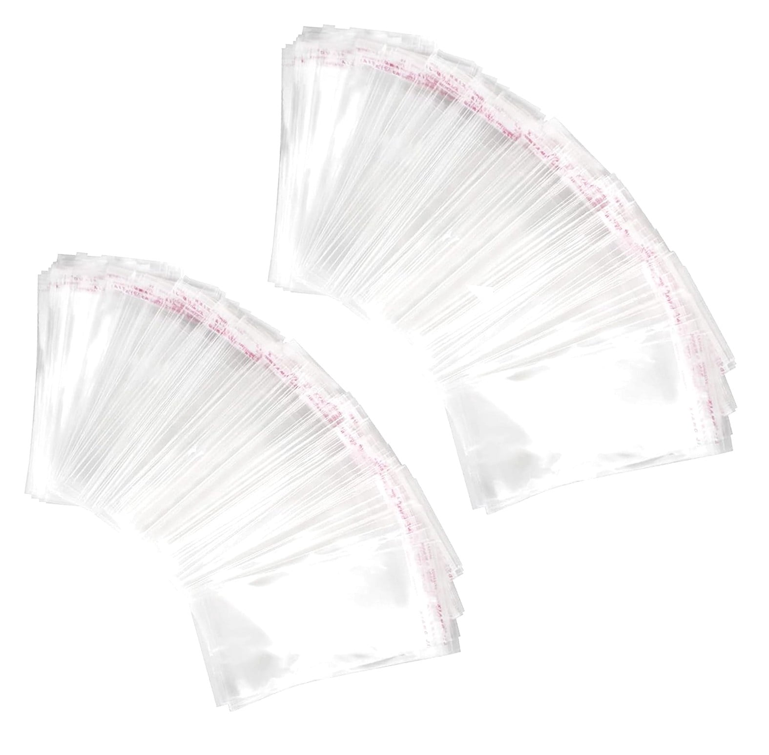 Highcool 800Pcs Cellophane Bags Clear Plastic 3.5 5.5 Inch (9 17CM ...