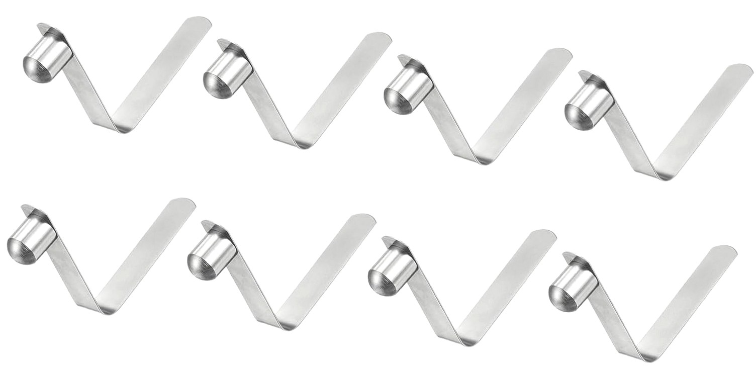 Highcool 8pcs Single Button Kayak Paddle Snap Clip 6.5x8x36mm 65Mn ...