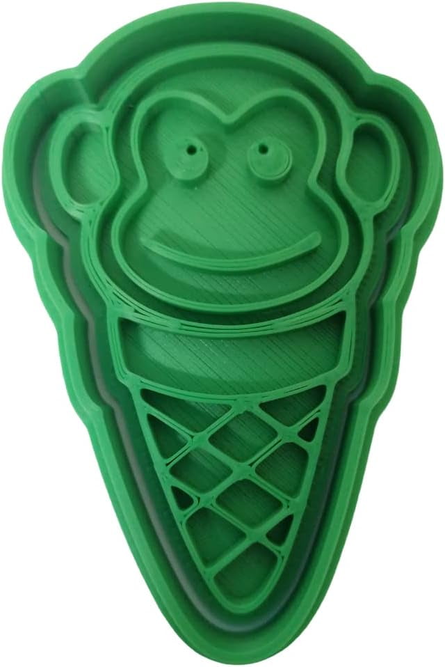 Highcool 9cm e Monkey Coe Cutter and Matng Embosser for Coes Biscuits ...