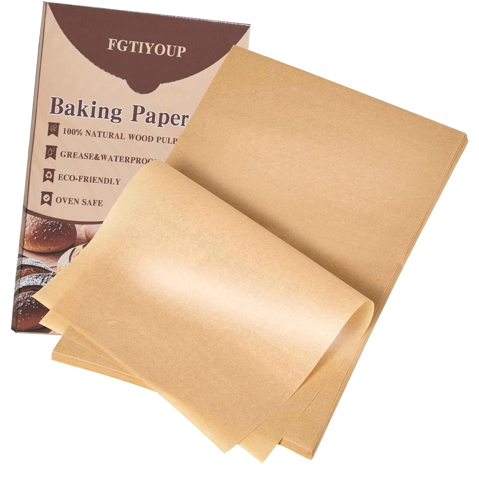 Highcool 9x13 In Non-Stick Precut Baking Parchment Paper Sheets for ...
