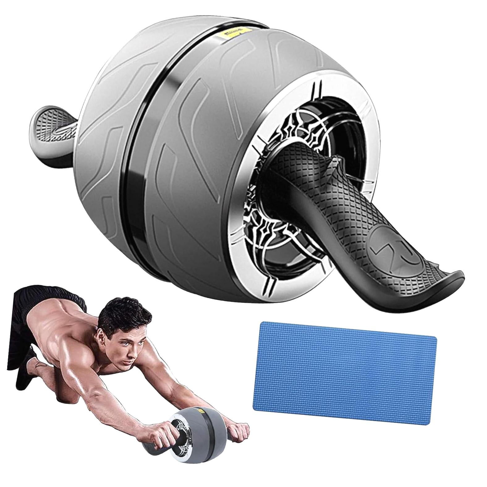 Highcool AB Wheel Roller with Resistance Spring, Auto-Rebound Exercise ...