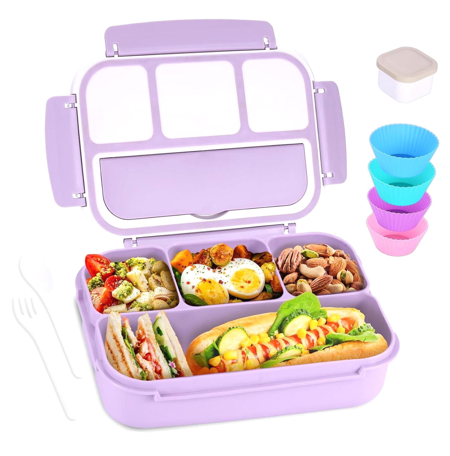 Highcool Adult Lun Box, Lun Containers for Kids Girls Boys with 4 ...