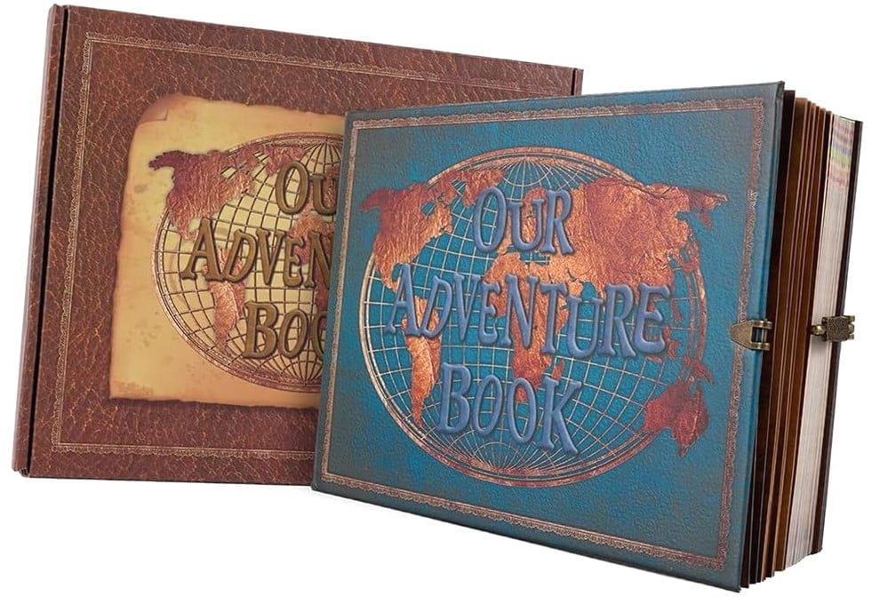Highcool Our Adventure Book 180 Pages Scrapbook Photo Album, Retro ...