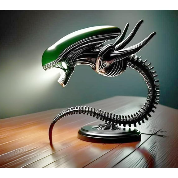 Highcool Alien Lamp Monster Night Light, 3D Movie Xenomorph Lamps, Sci- Decor, 2025 New ...