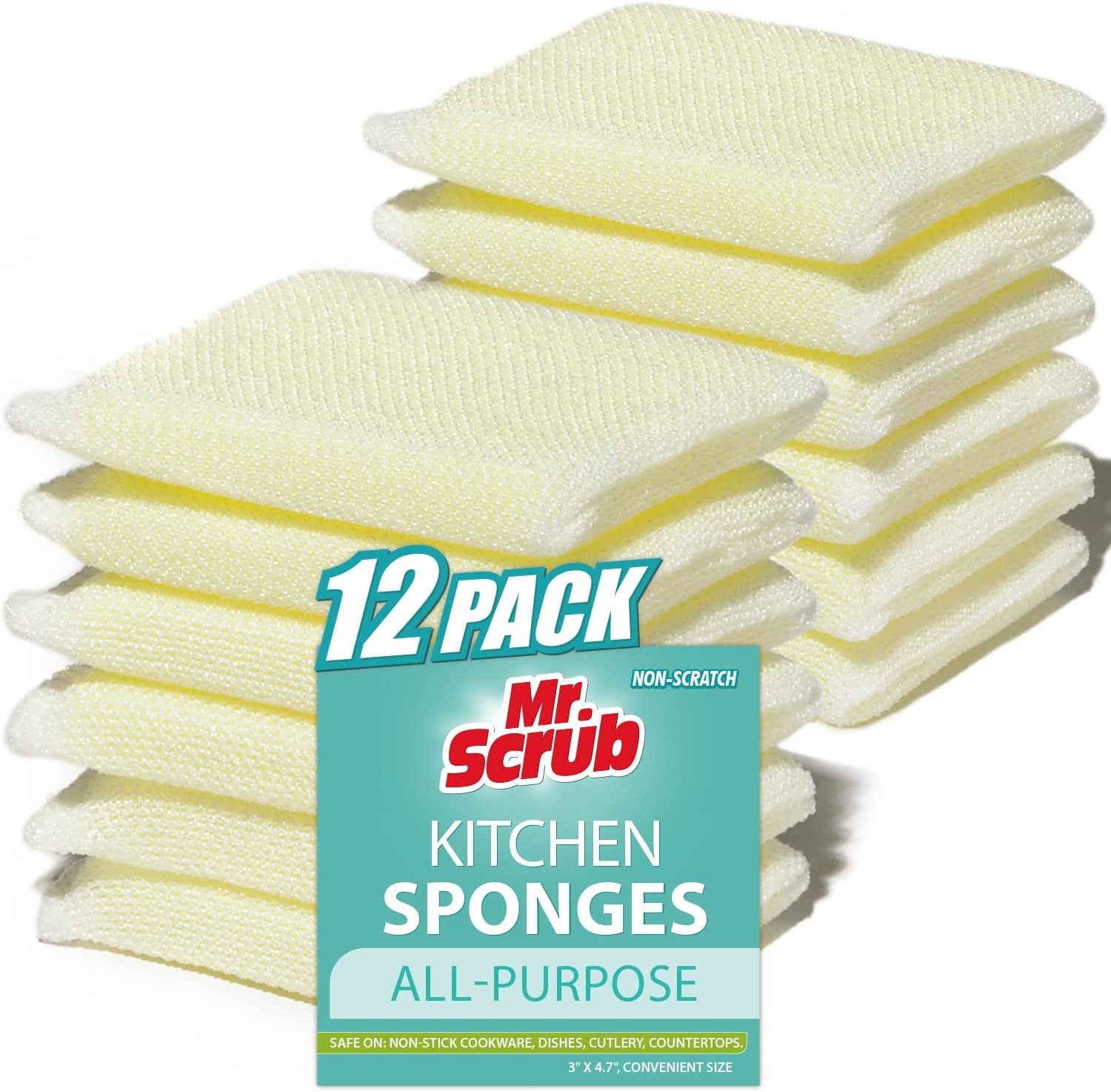 Highcool All-Purpose Sponges, Non-Scratch, for Washing and Cleaning ...