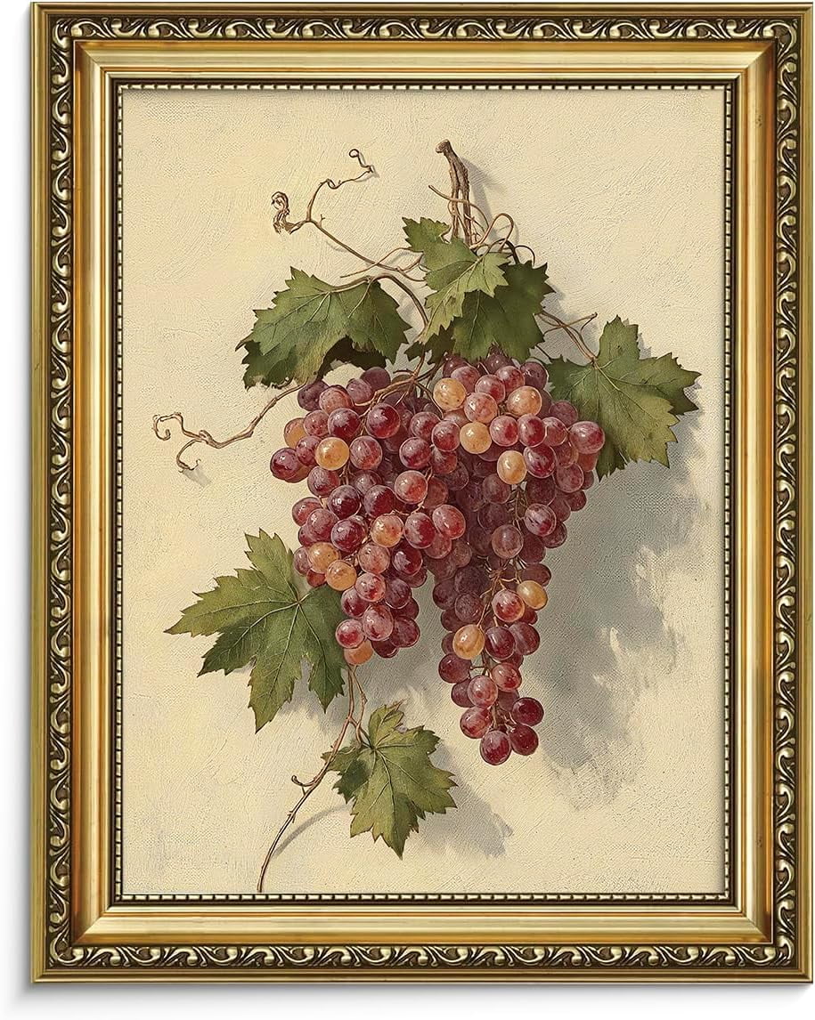 Highcool Artwork Wall for Wall Decor Fall Fruit Kitchen Moody Wall ...