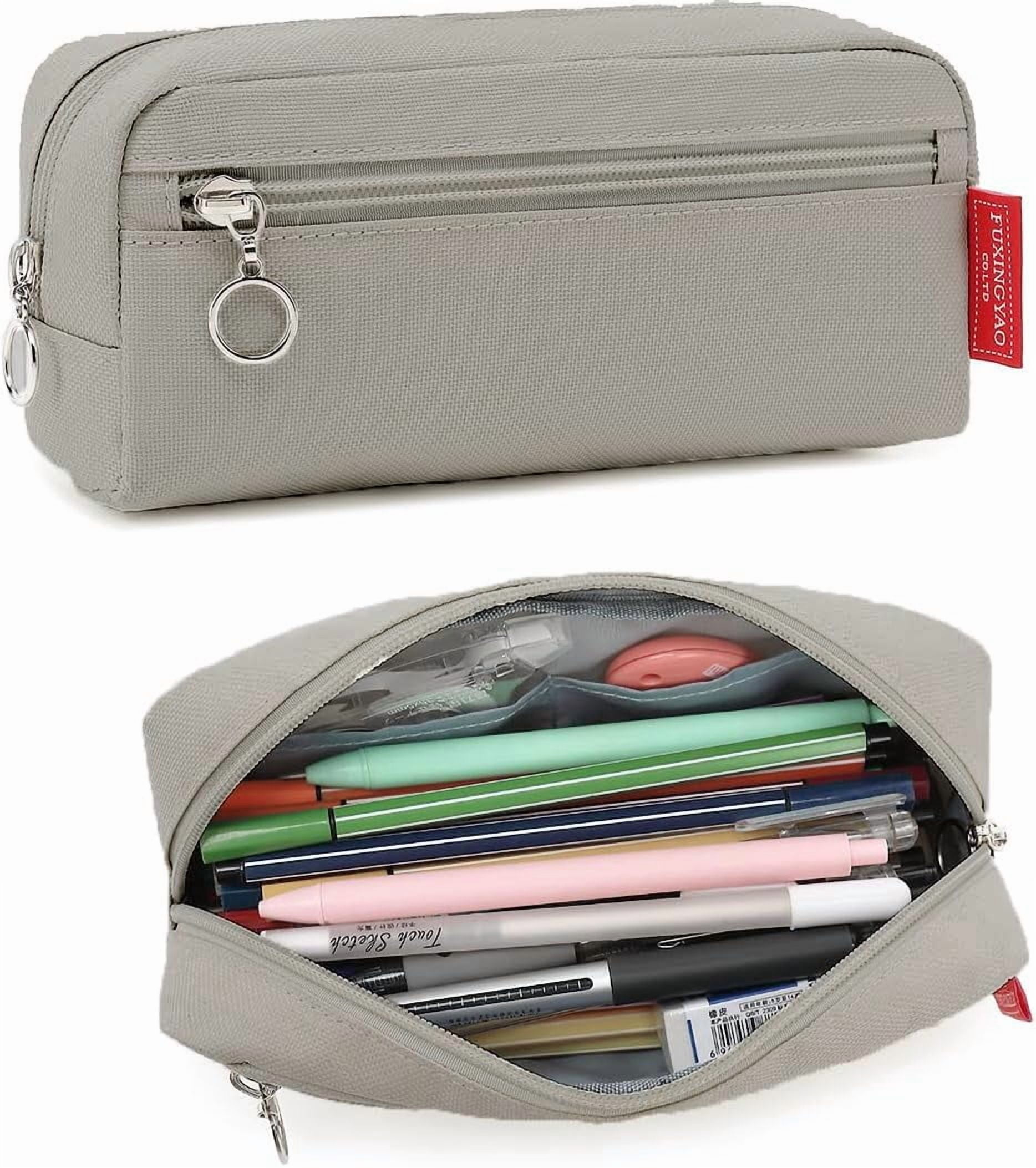 Highcool Big Pencil Pen Case Office Large Storage Stationery Bag Pouch Holder Box Organizer for ...