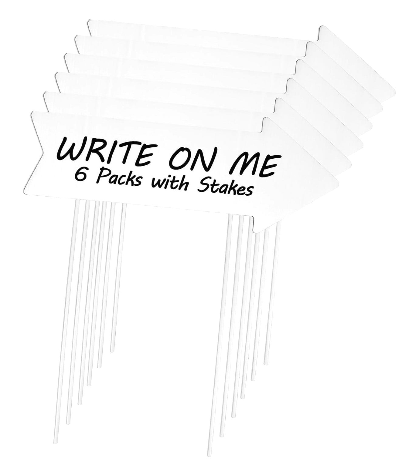 Highcool Blank Yard Signs With Stakes 6 Packs Yard Sign Stakes Blank ...