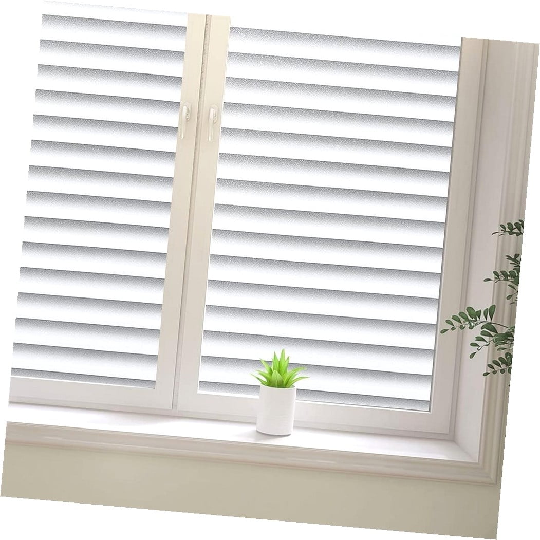 Highcool Blinds Pattern Window Film, Frosted Privacy Window Film, Vinyl ...
