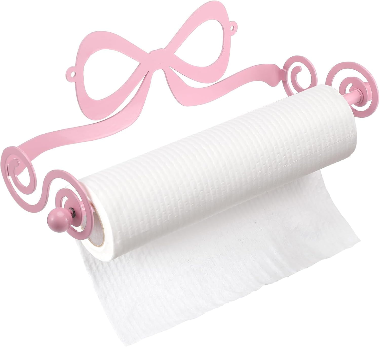 Highcool Bow Wall Mount Paper Holder Metal Coquettish Kitchen Decor ...