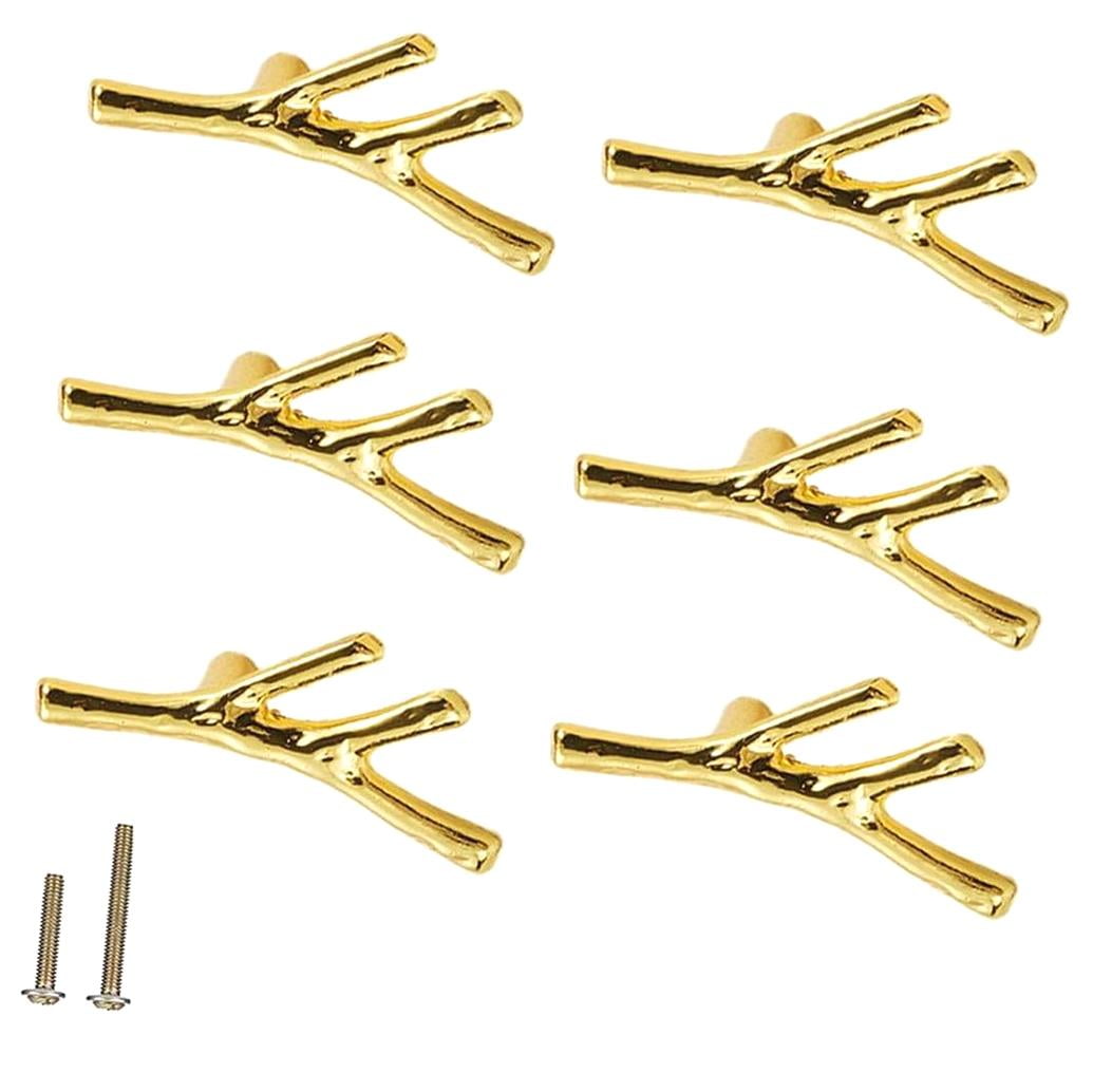 Highcool Branch Knobs 6pcs Tree Twig Branch Cabinet Knobs Pull Handles ...