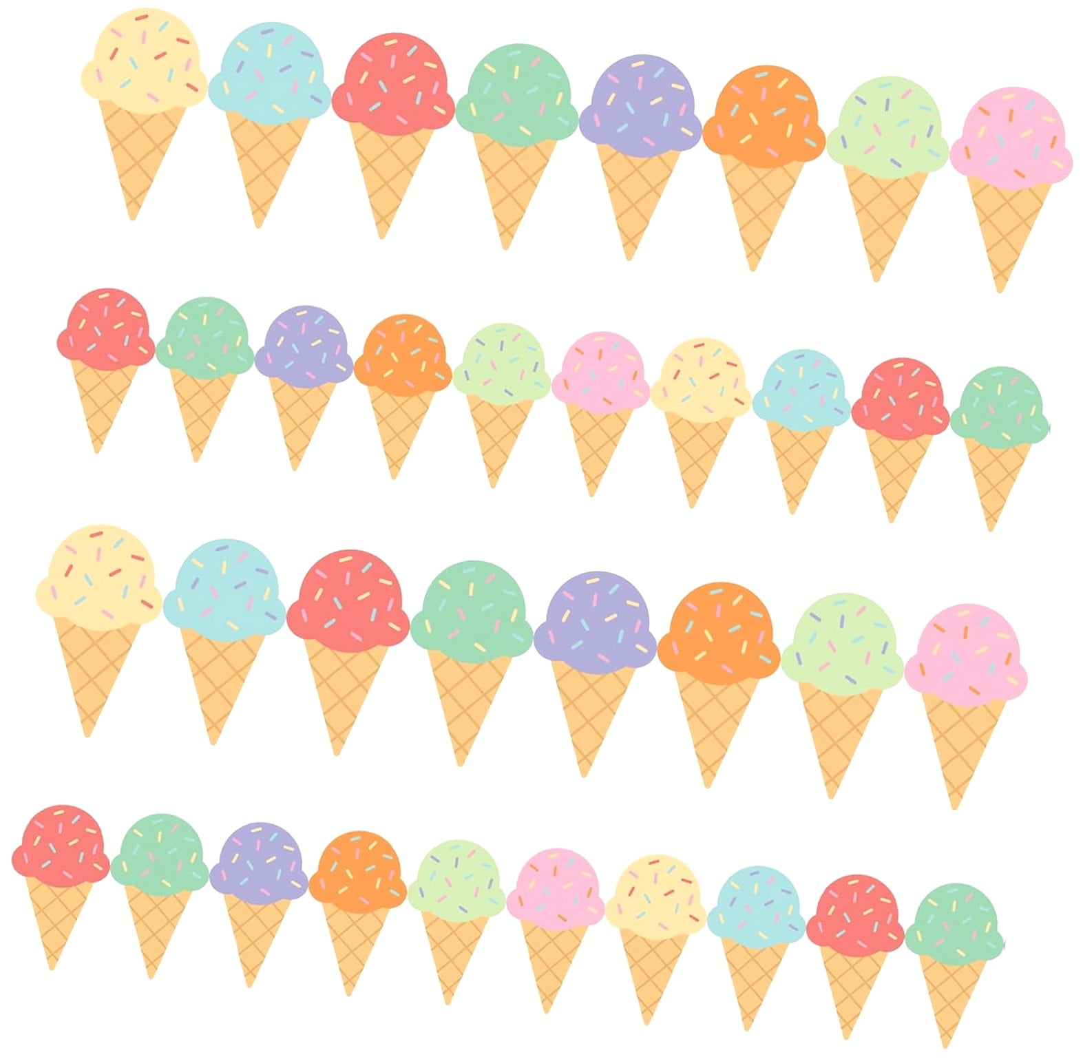 Highcool Bulletin Borders 65 ft Colored Cone Border Self-Adhesive ...