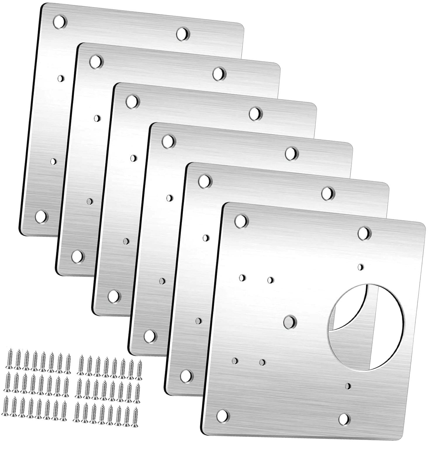 Highcool Cabinet Hinges Repair Plate, Stainless Steel Hinge Repair ...