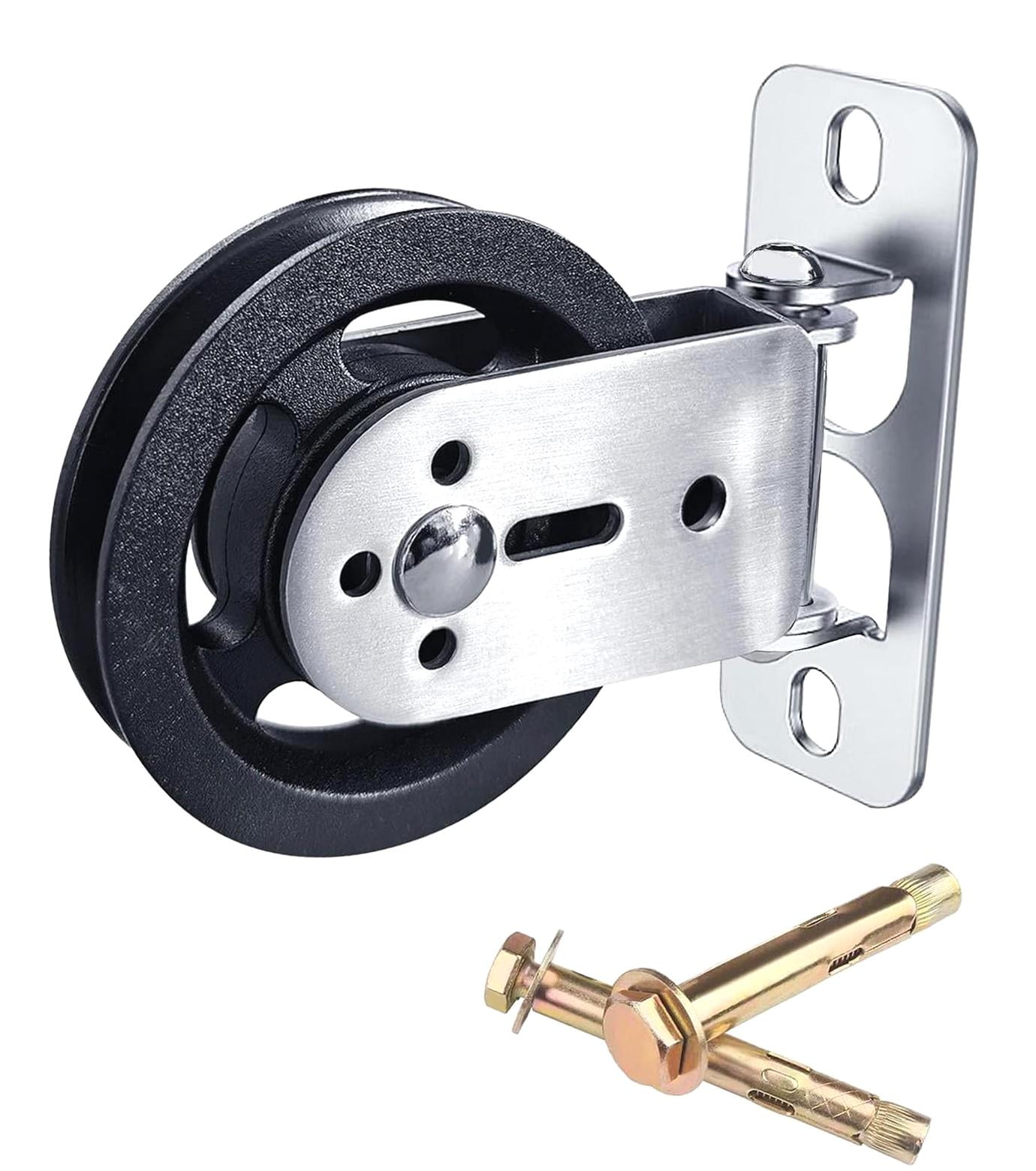 Highcool Cable Pulley Wheel System Wall Mounted: 180° Rotating Quiet ...