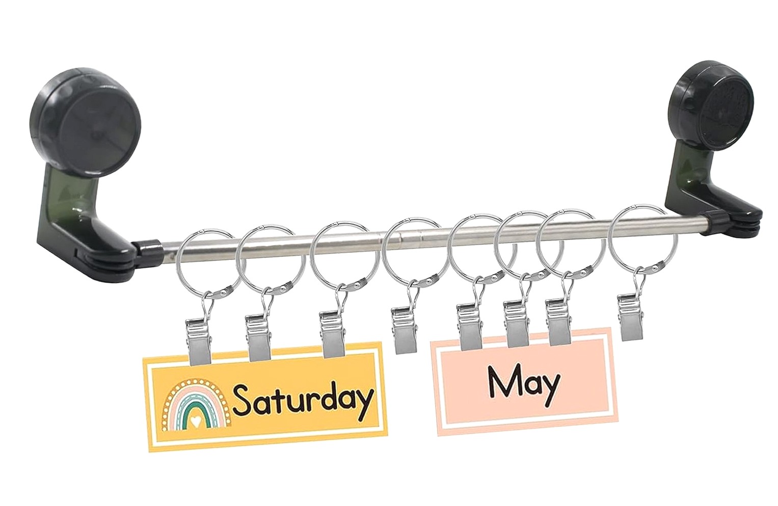 Highcool Calendar Chart Rod with for Classroom Whiteboard, 11.8''-23.6 ...