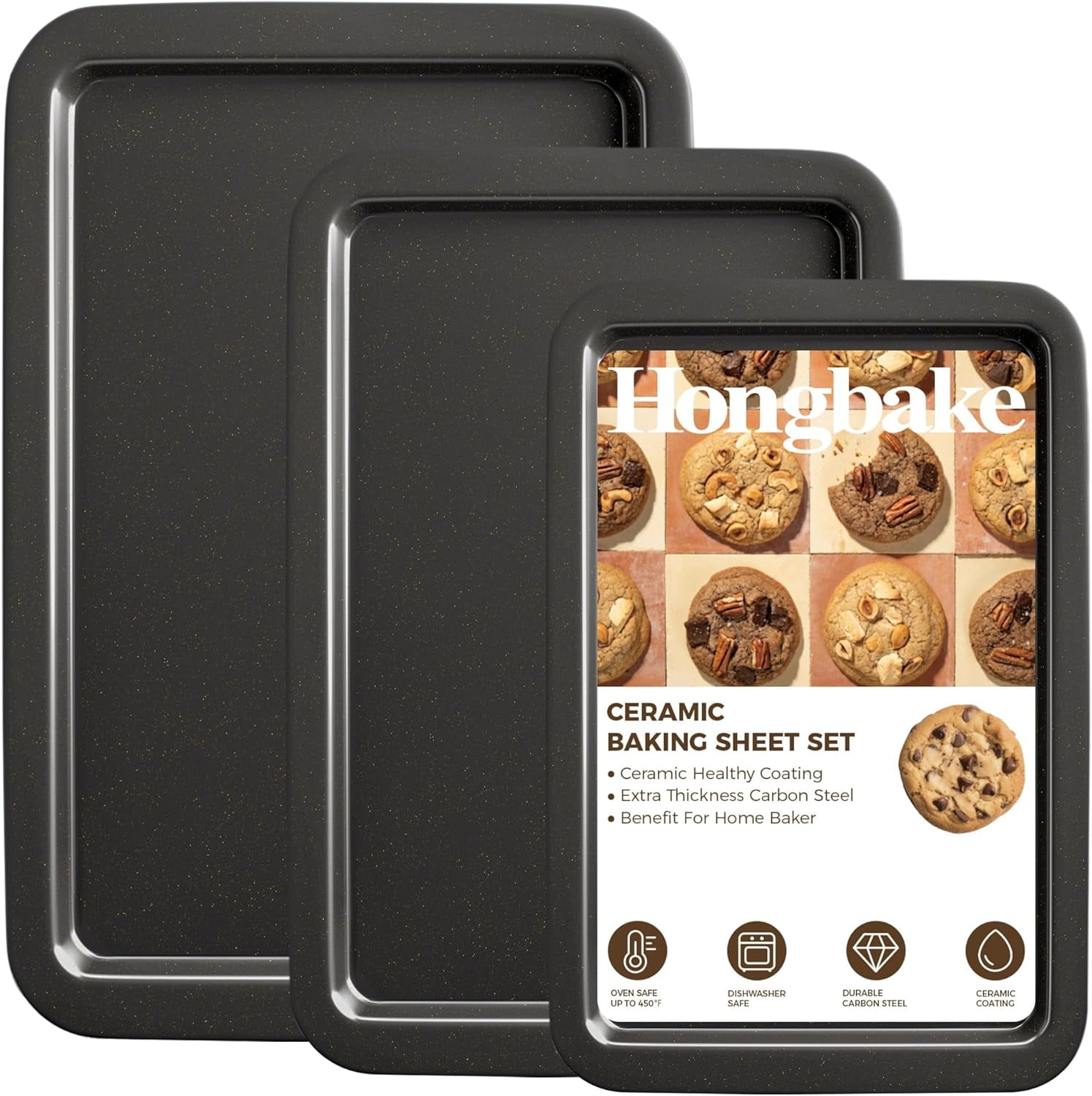 Highcool Ce Ba Sheet Pan Set, Coe Sheet for Oven, Bakeware Sets with ...