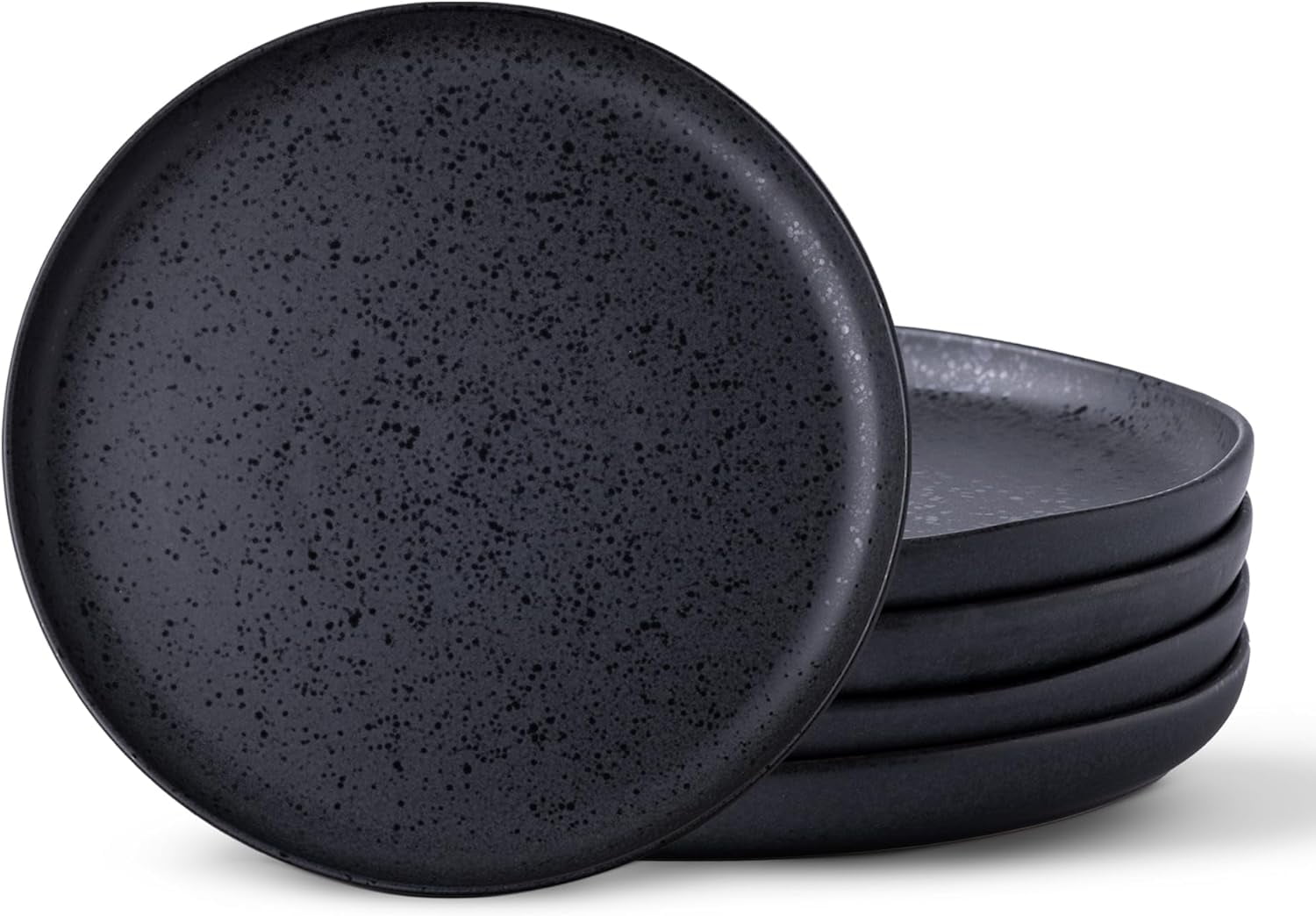 Highcool Ce Dinner Salad Plates Set of 6, Wavy Rim 8.5 In Dish Set, The ...