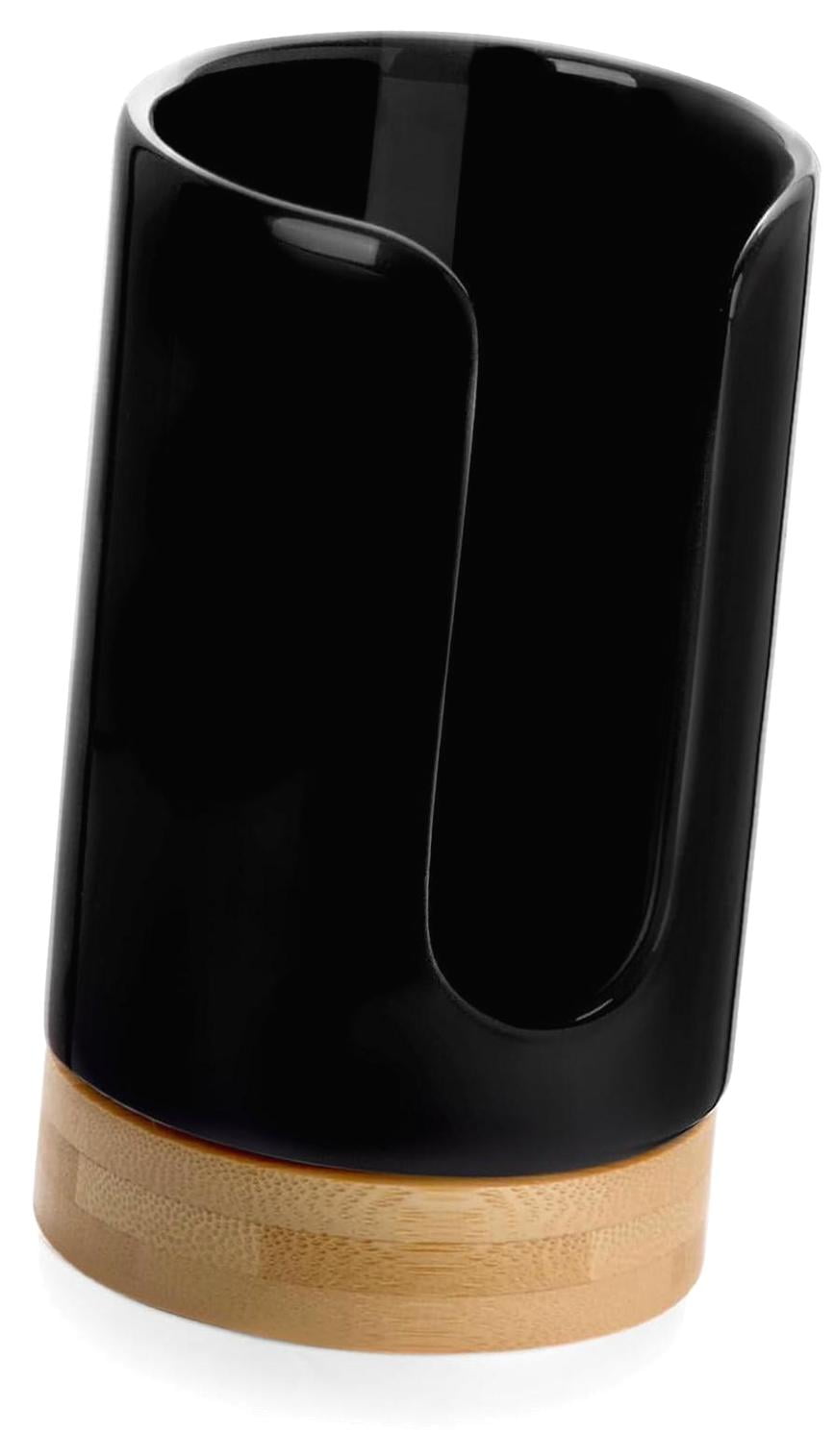 Highcool Ceramic Bathroom Cups Dispenser - Holder for 3-5 oz Paper ...