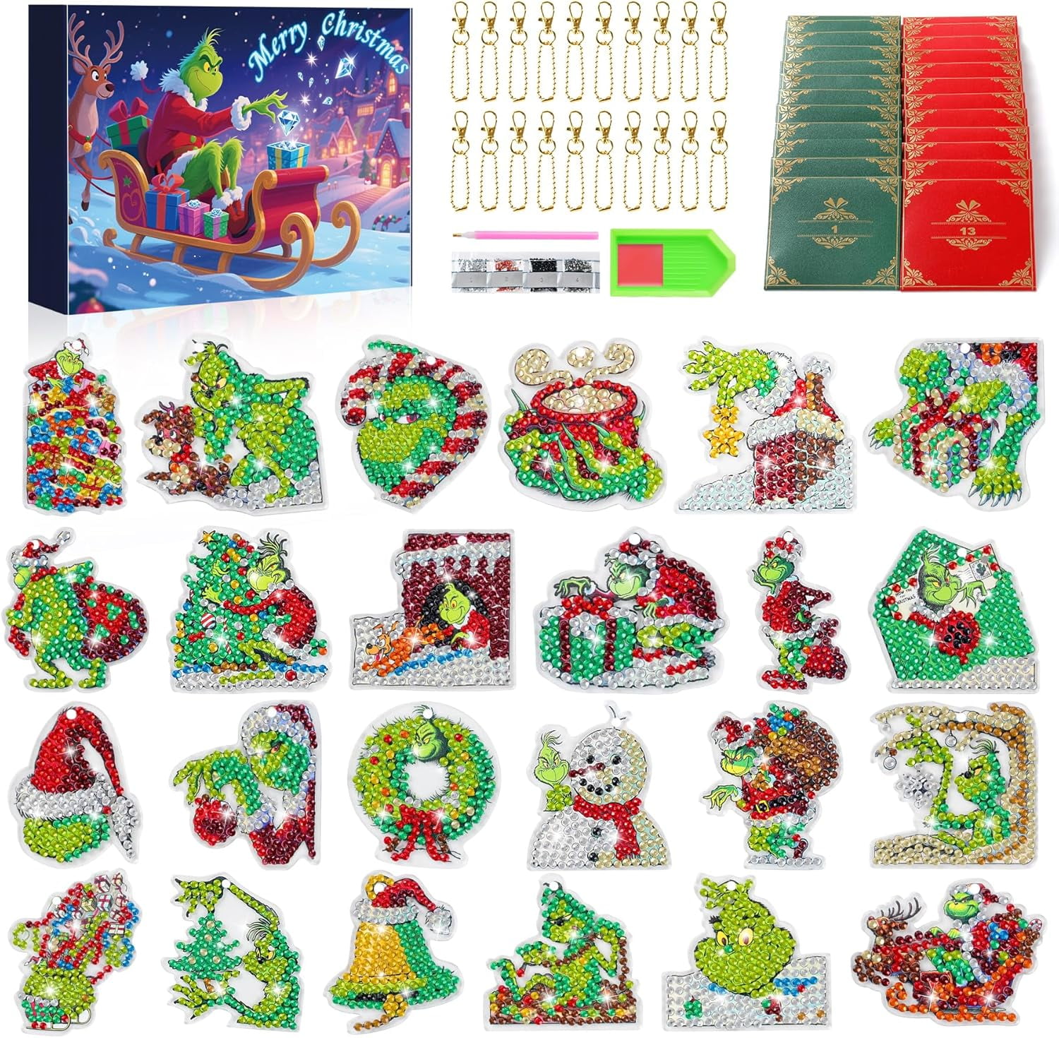 Highcool Christmas Painting Advent Calendar 2025, 24 Days Crafts ...