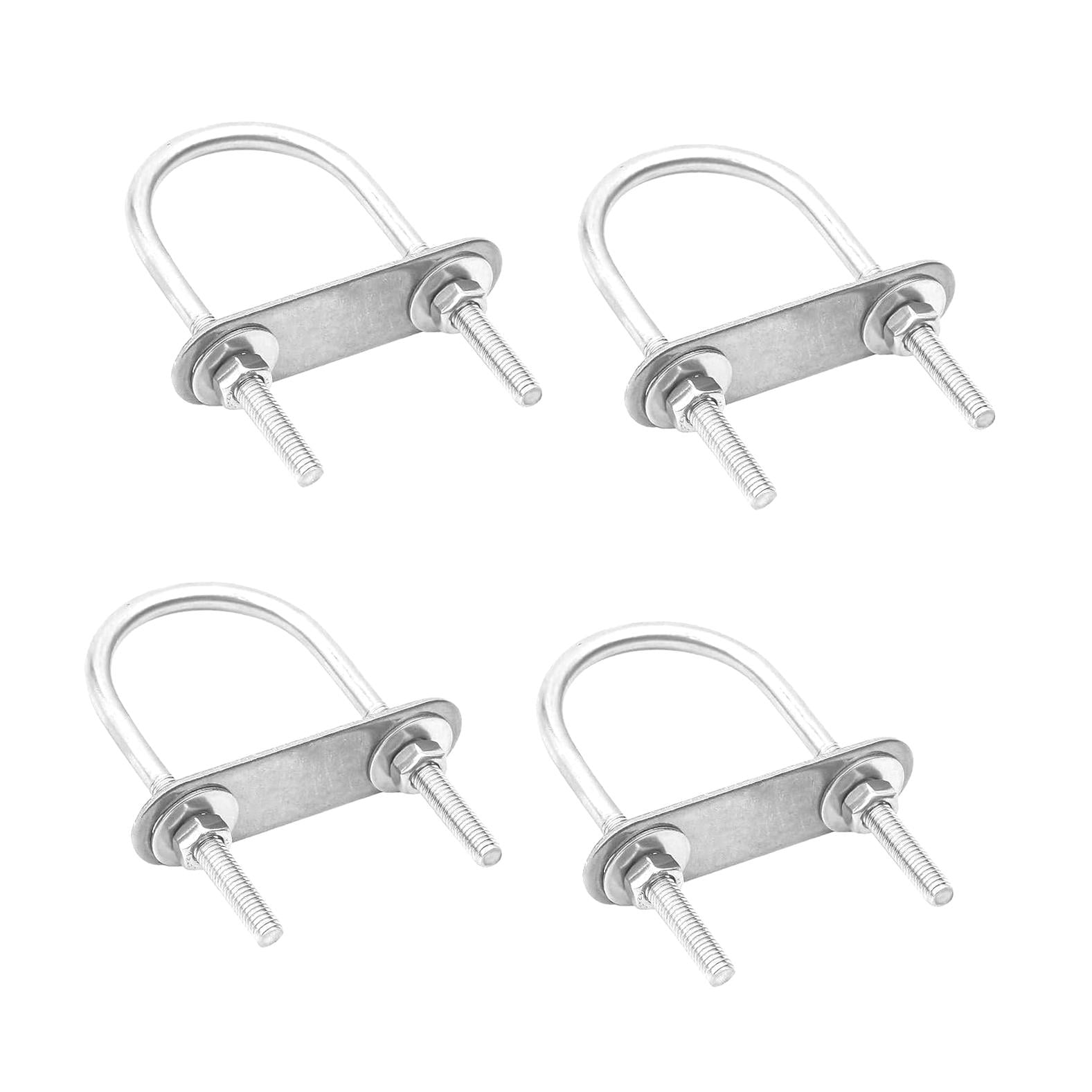 Highcool Circular U Bolts 4 Pairs 1.57"(40mm) Inside Width 85mm Long ...