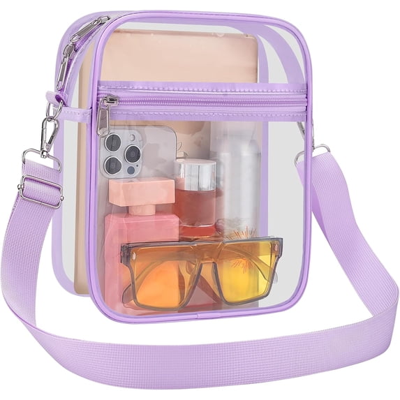 Highcool Clear Purse Stadium Messenger Bag Stadium Approved for Events ...