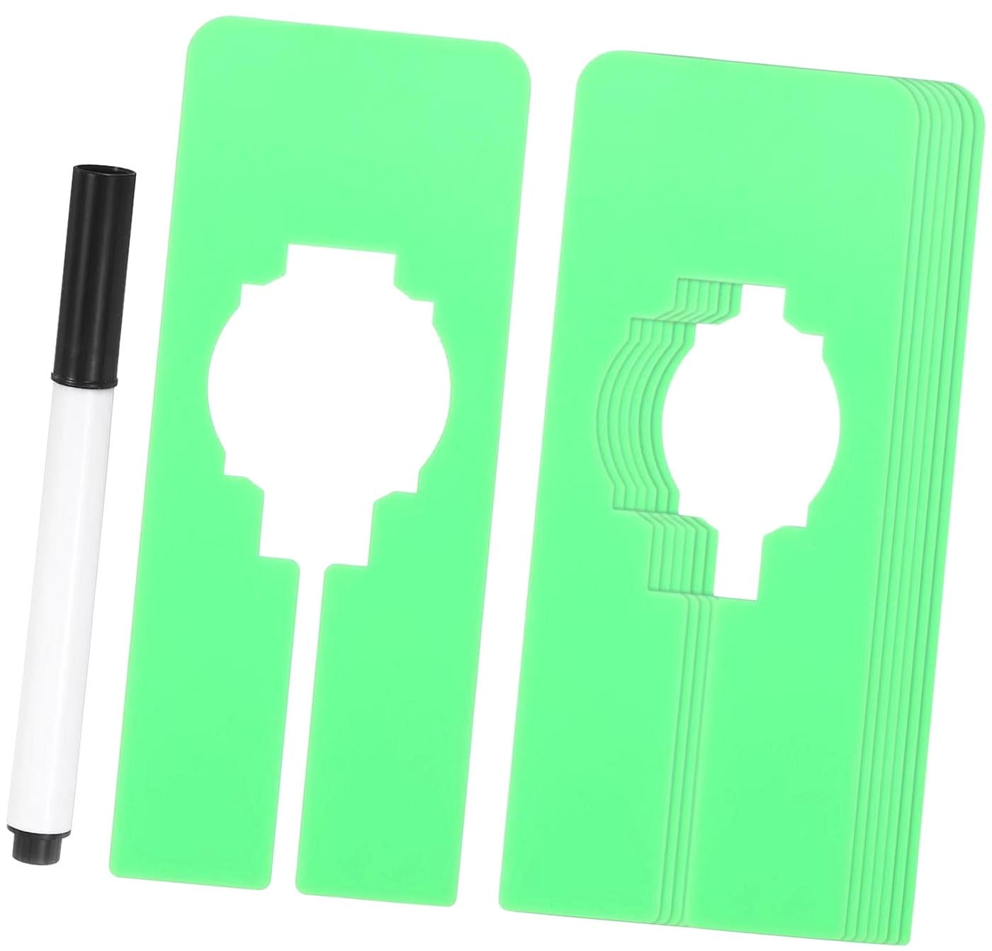 Highcool Clothing Dividers for Hanging Garments, 8-Pack Rectangular ...