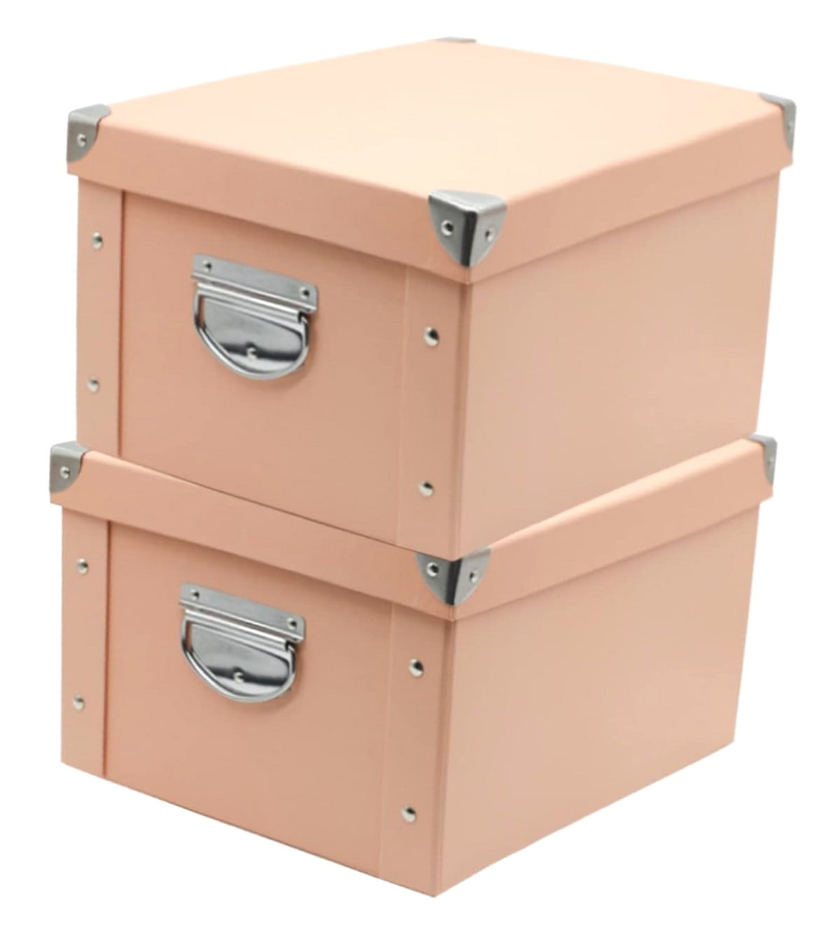 Highcool Collapsible Storage Box, Memory Box with Lid and Metal ...