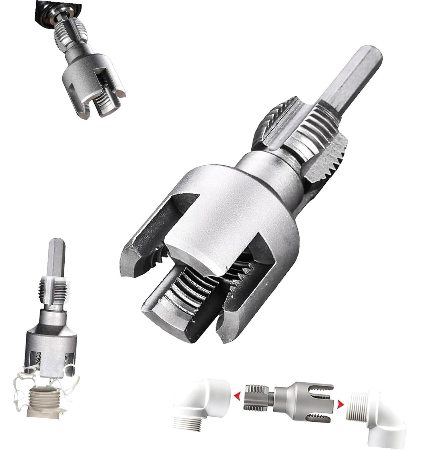 Highcool Combined Internal & External Pipe Threading Tool, Dual-Purpose ...