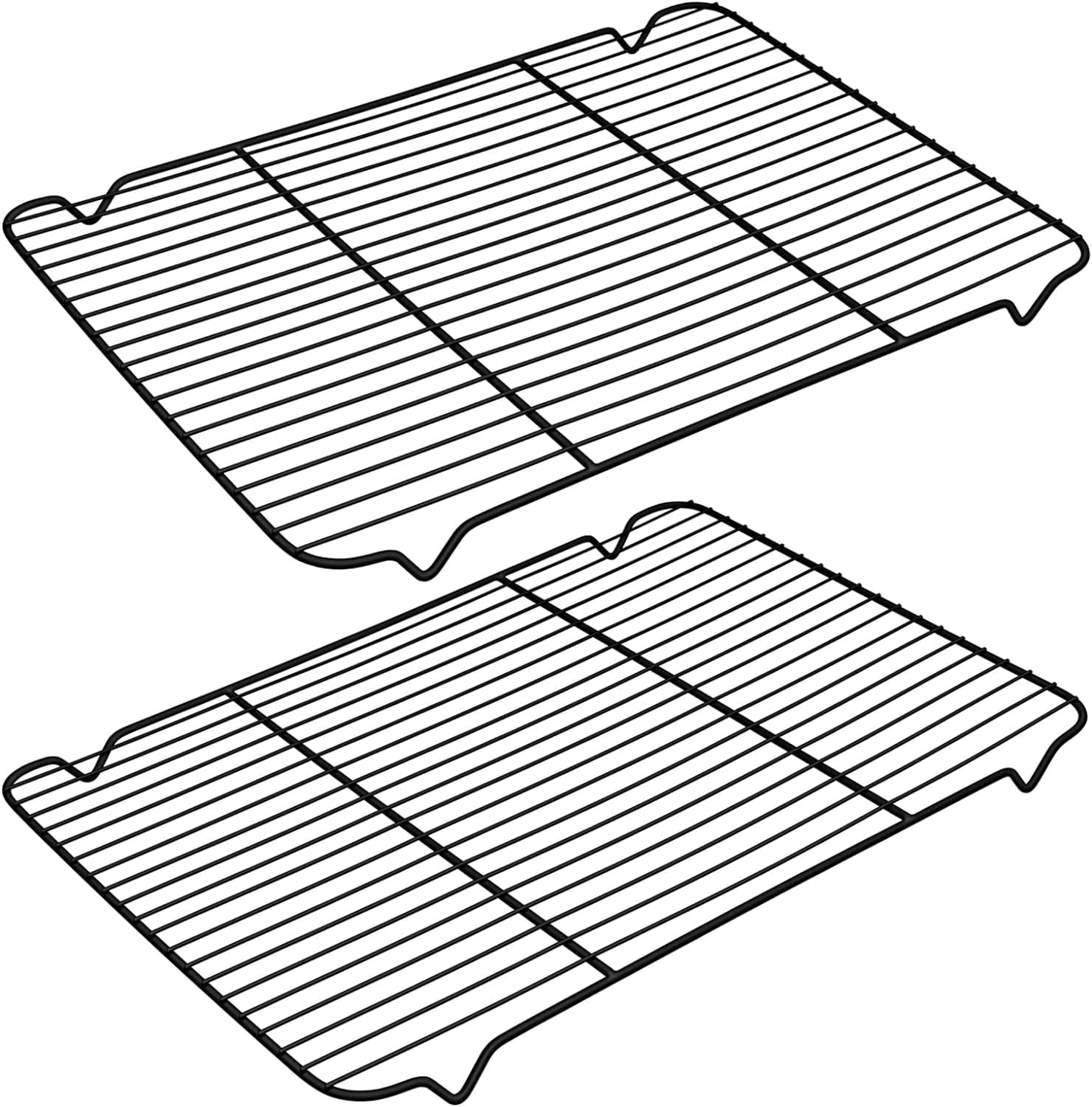 Highcool Cooling Rack Set of 2, 1/2 Sheet Ba Racks for Oven Coo ...