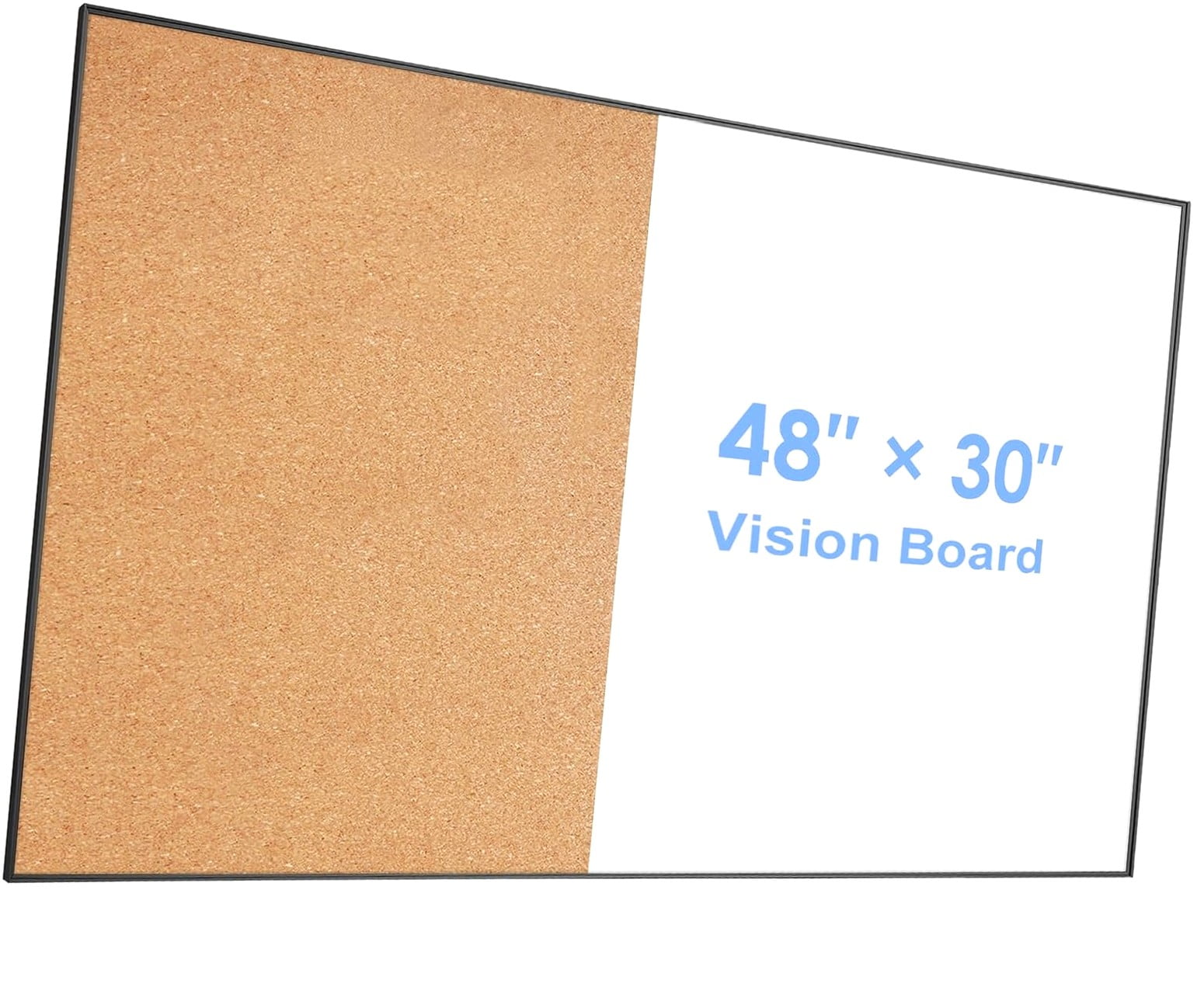 Highcool Cork White Combo, Bulletin Frame, Corkboard for Wall, Vision ...
