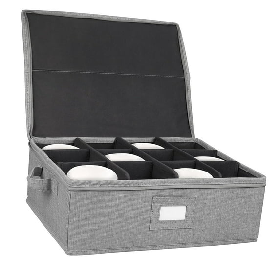 Highcool Cup and Mug Storage Container with dividers, for 12 Coffee ...