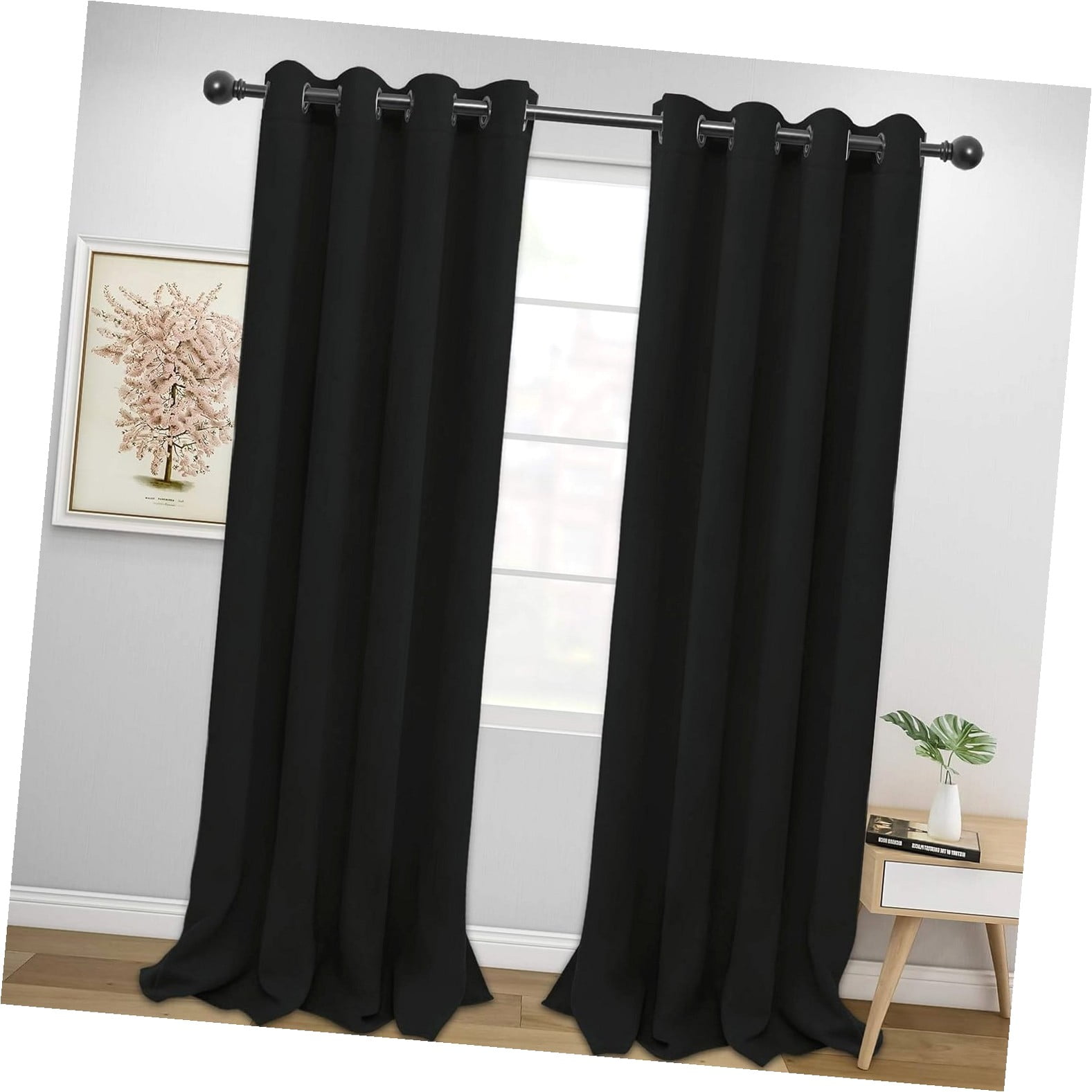 Highcool Curtains for Bedroom, Thermal Insulated Grommet and Noise ...