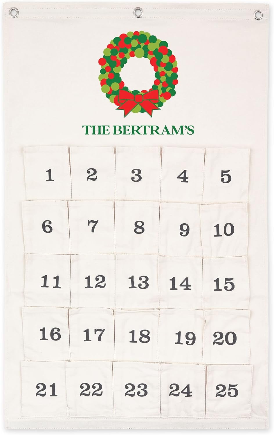 Highcool Customizable Christmas Advent Calendar Christmas Wreath ...