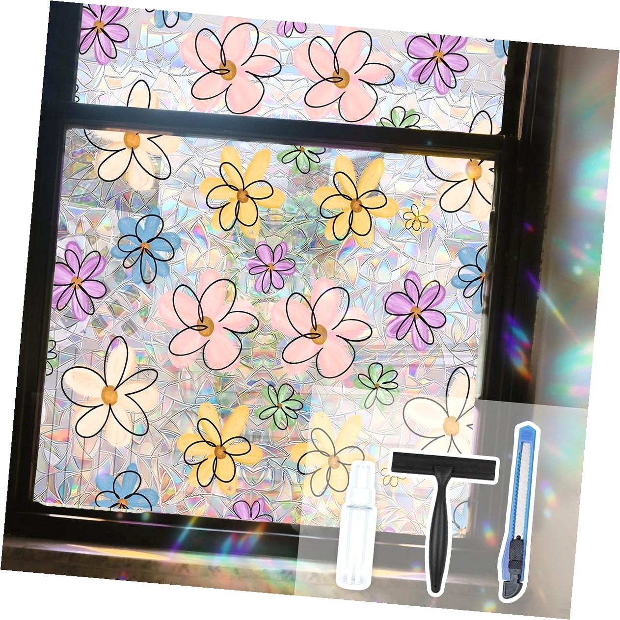 Highcool Daisy Window Clings 23.6