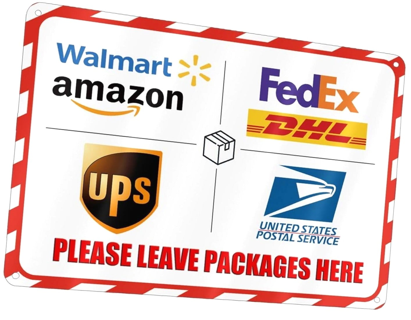 Highcool Delivery Signs for Parcels, Package Delivery Boxes for Use ...