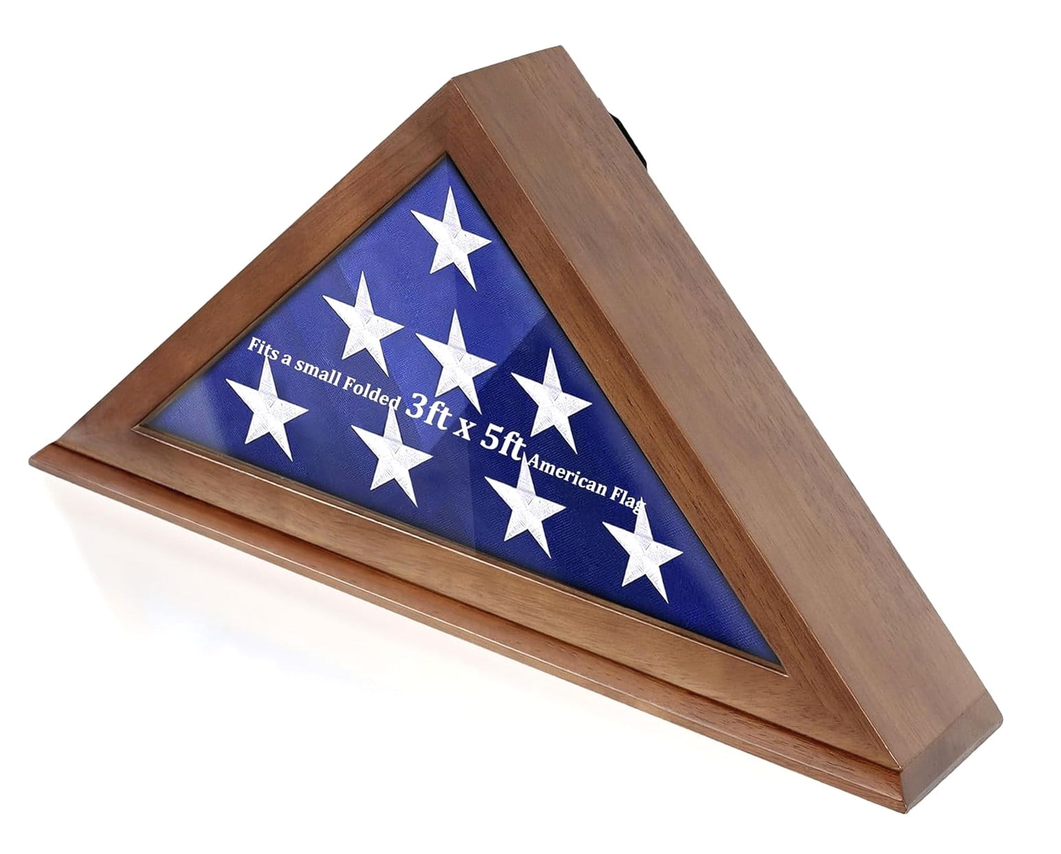 Highcool Display Case for 3' 5' Folded Thin , Shadow Box with Tempered ...