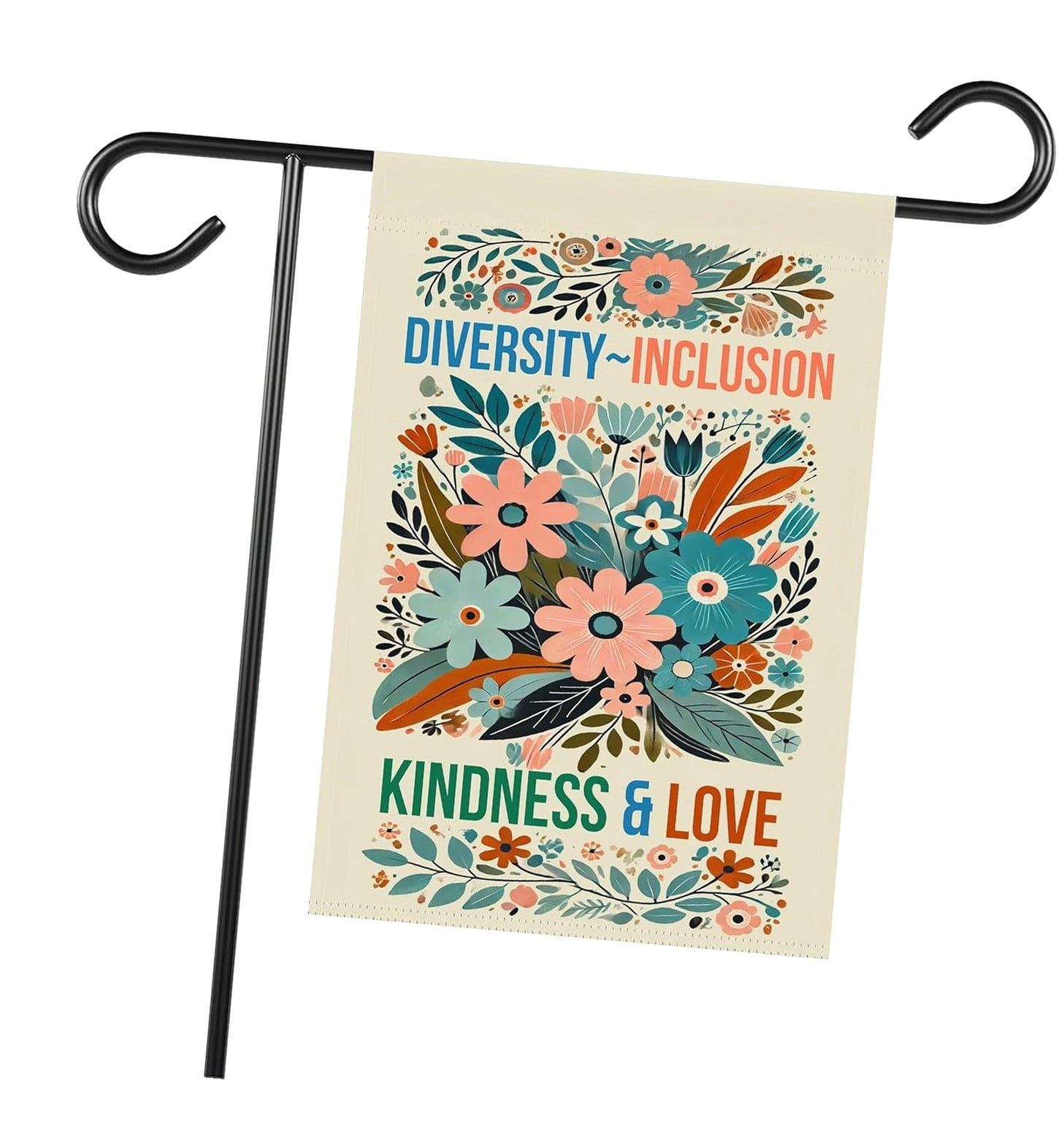 Highcool Diversity Inclusion Kindness Love Retro Yard Liberal Sign ...