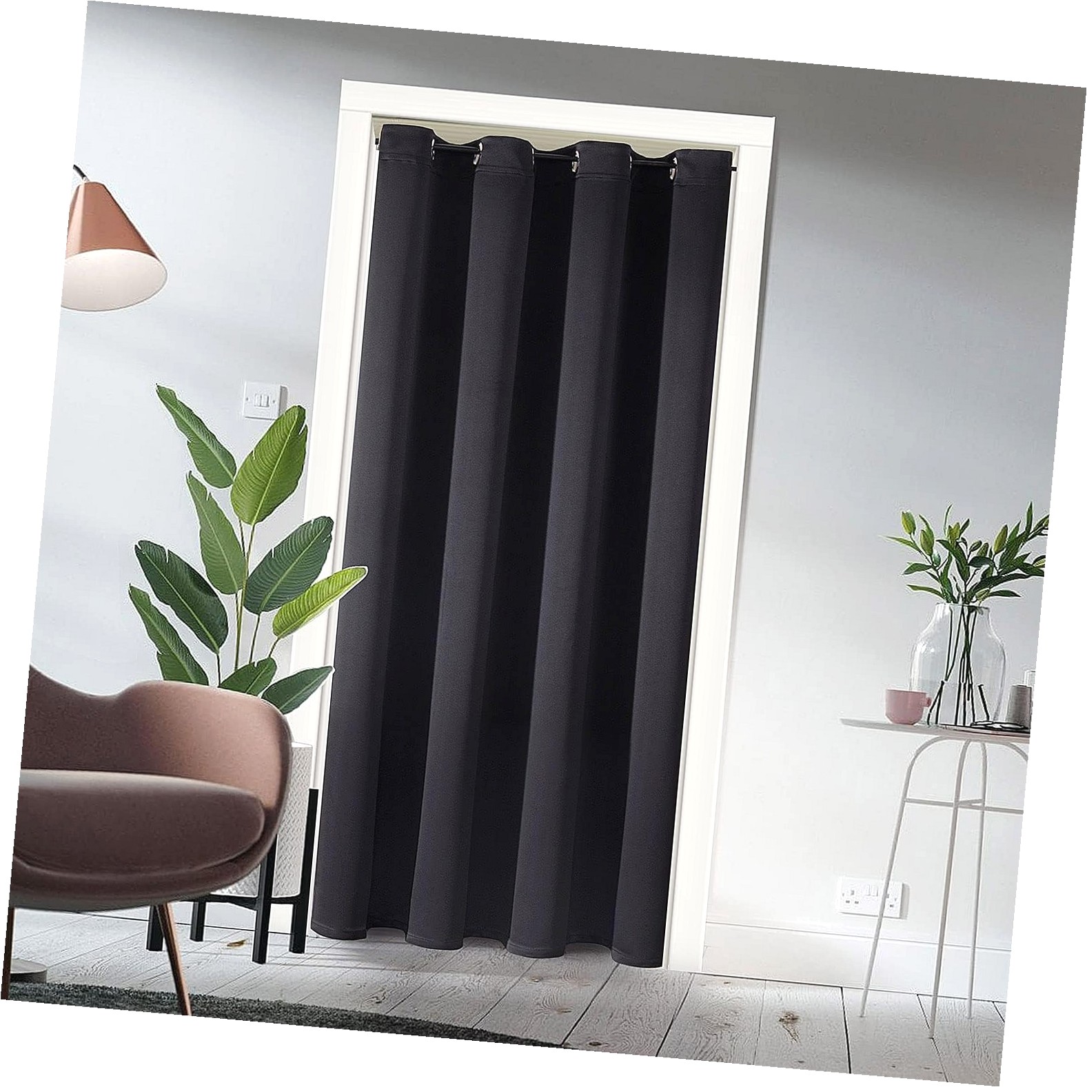 Highcool Door Curtains for Doorway Privacy, Grommet Closet Curtains for ...