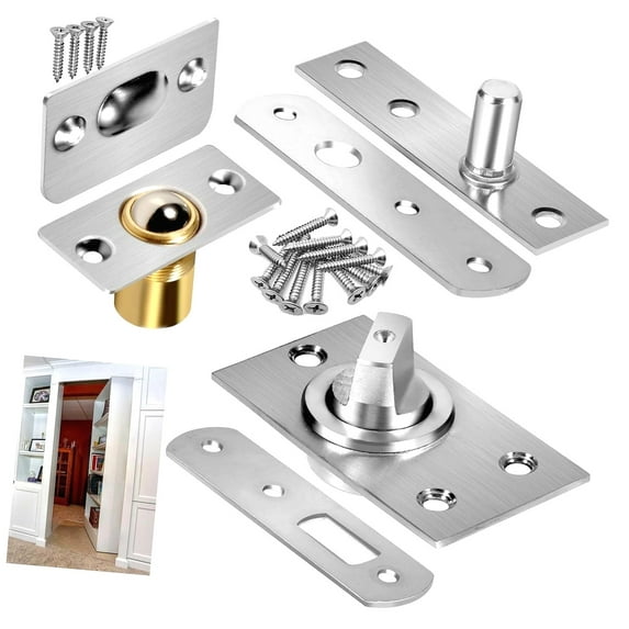 Highcool Door Hinge, Door Pivot Hinges for Bookcase Doors, Secret Doors ...