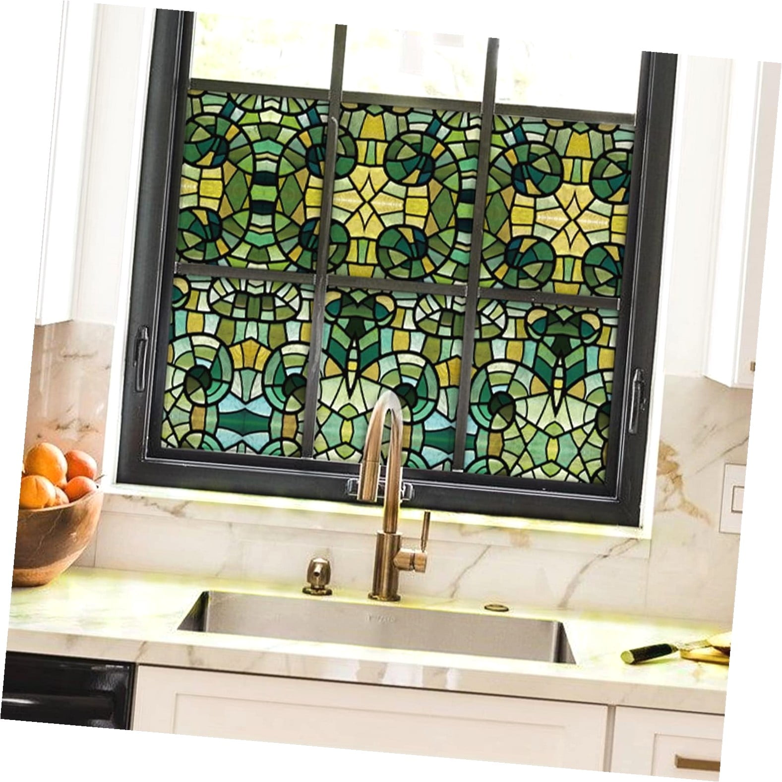 Highcool Double Sided Static Window Film, Hand-Drawn Mural Film with ...