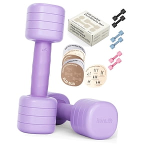 BalanceFrom 60LB 2-in-1 Portable Changeable Dumbbell, Barbell Set with ...