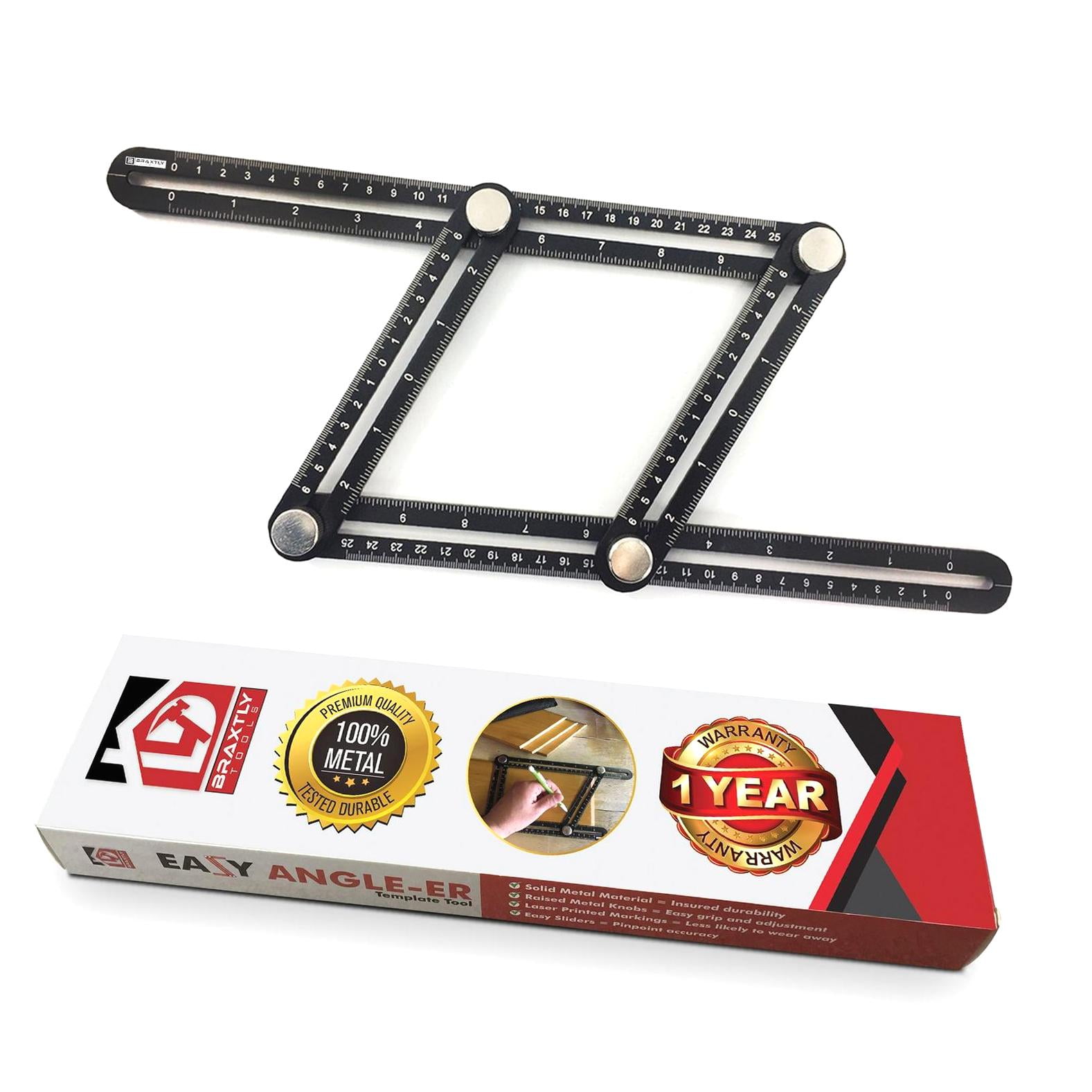 Highcool™Easy Angle-ER Template Tool - Premium Multi Angle Ruler - for ...
