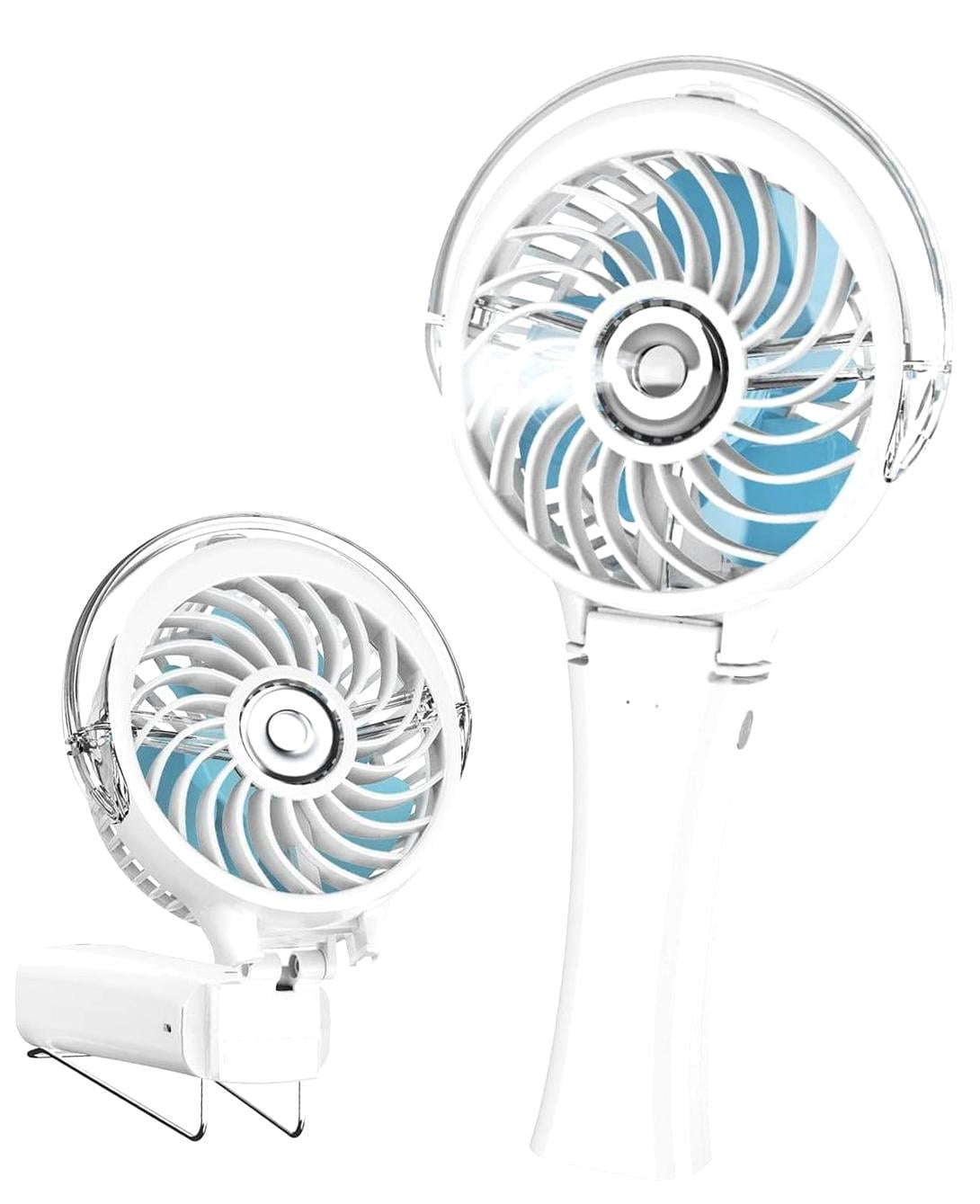 Highcool Enhanced Portable Misting Fan, Handheld Cooling Device, USB ...
