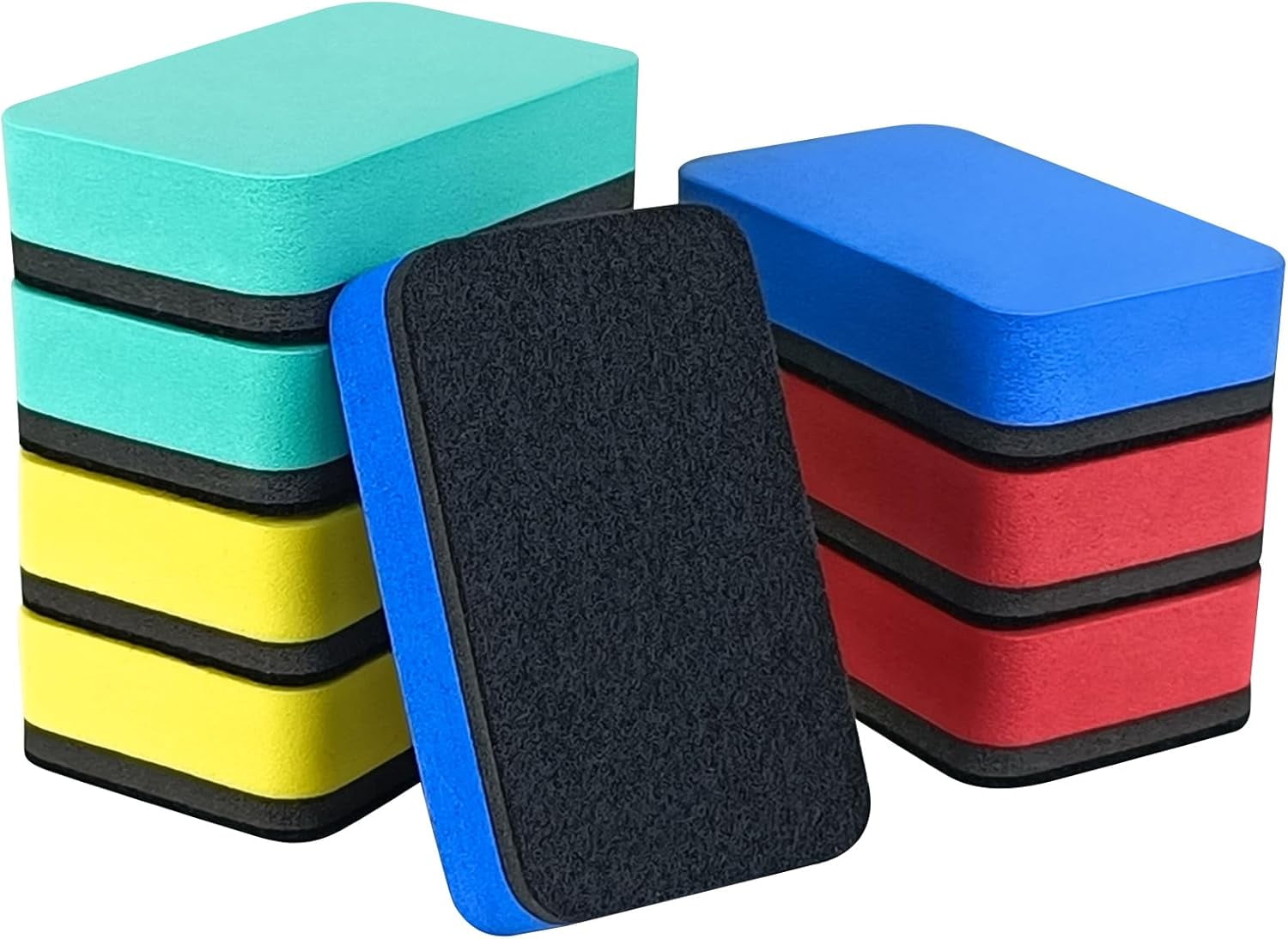 Highcool Eraser, 8 Pack Whiteboard Erasers, Rectangle Erasers for ...