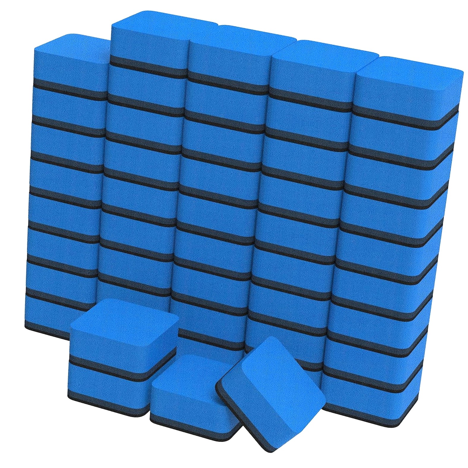 Highcool Erasers, 48 Count Whiteboard Erasers for Schoolrooms ...